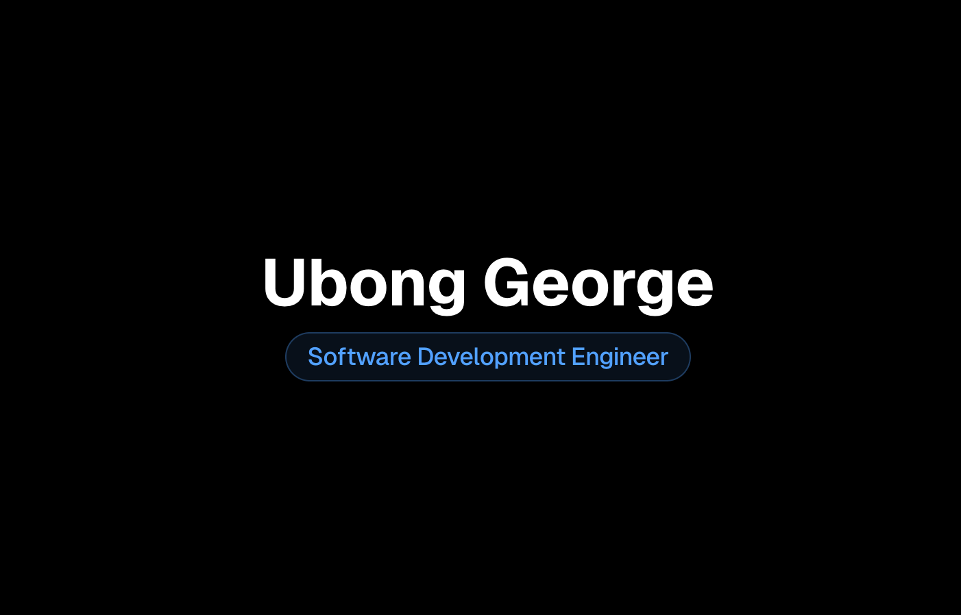 Ubong George